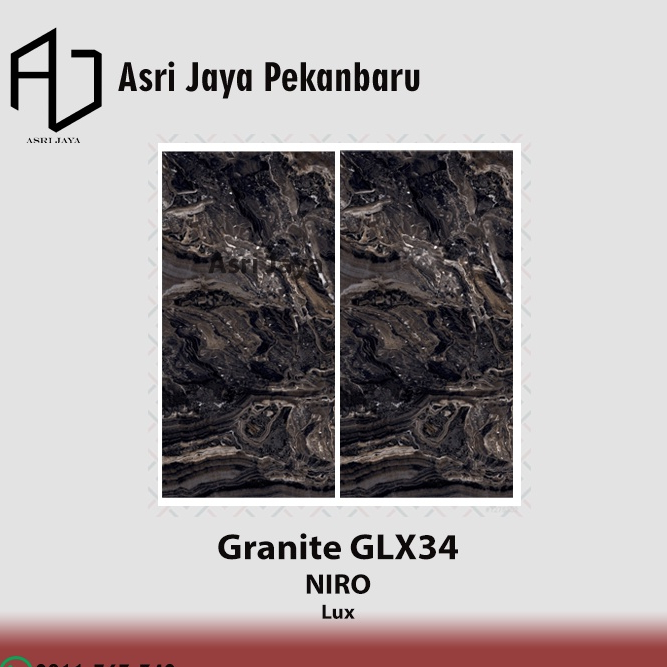 Jual Niro Granite Big Slab 120x240 Lux - GLX34 Explosion Black | Shopee Indonesia