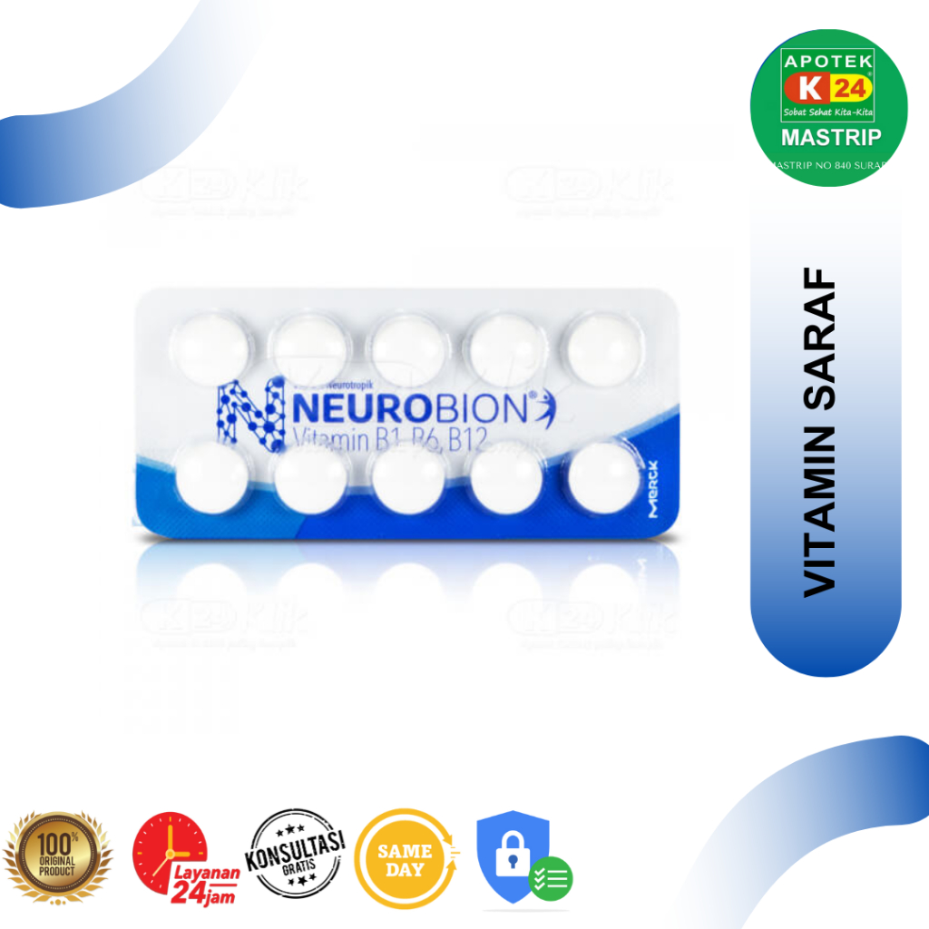 Jual Neurobion Tablet / Vitamin Saraf Kesemutan Kebas / Dewasa ...