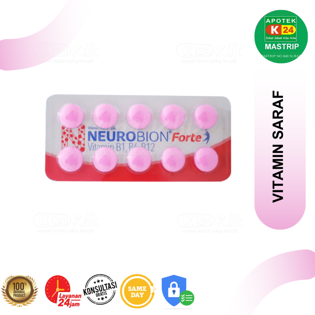 Jual Neurobion Forte Tablet / Vitamin Saraf Kesemutan Kebas / Dewasa ...