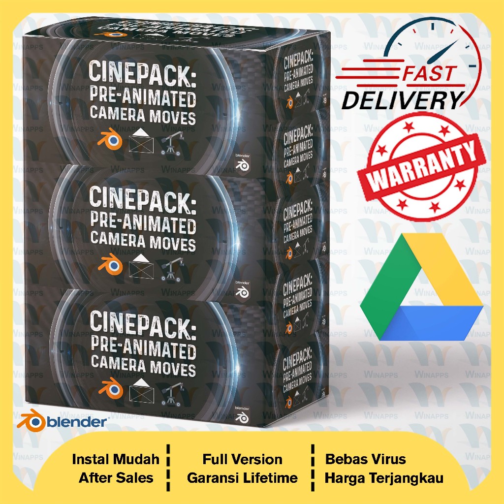 Jual Cinepack Pre-Animated Camera Moves for Blender 3D | Shopee Indonesia