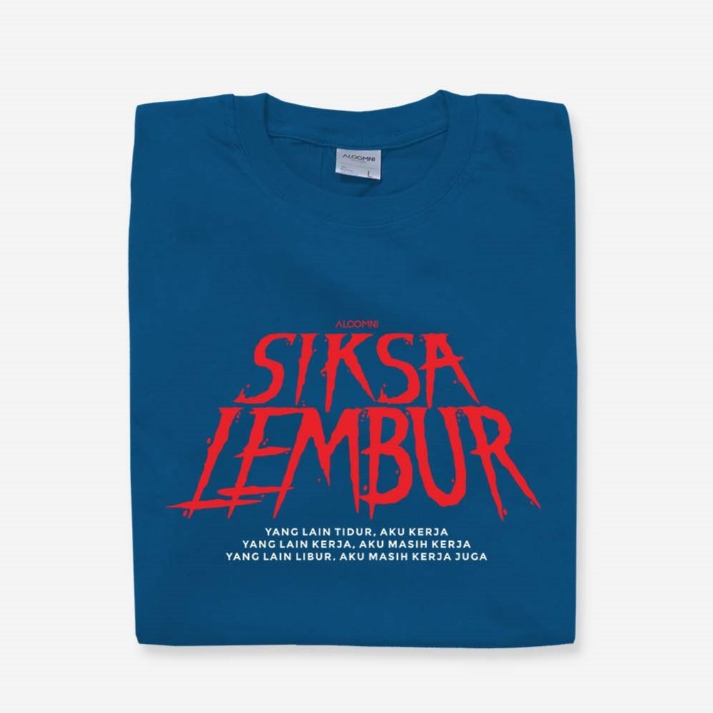 Jual Aloomni Kaos Siksa Lembur | Shopee Indonesia