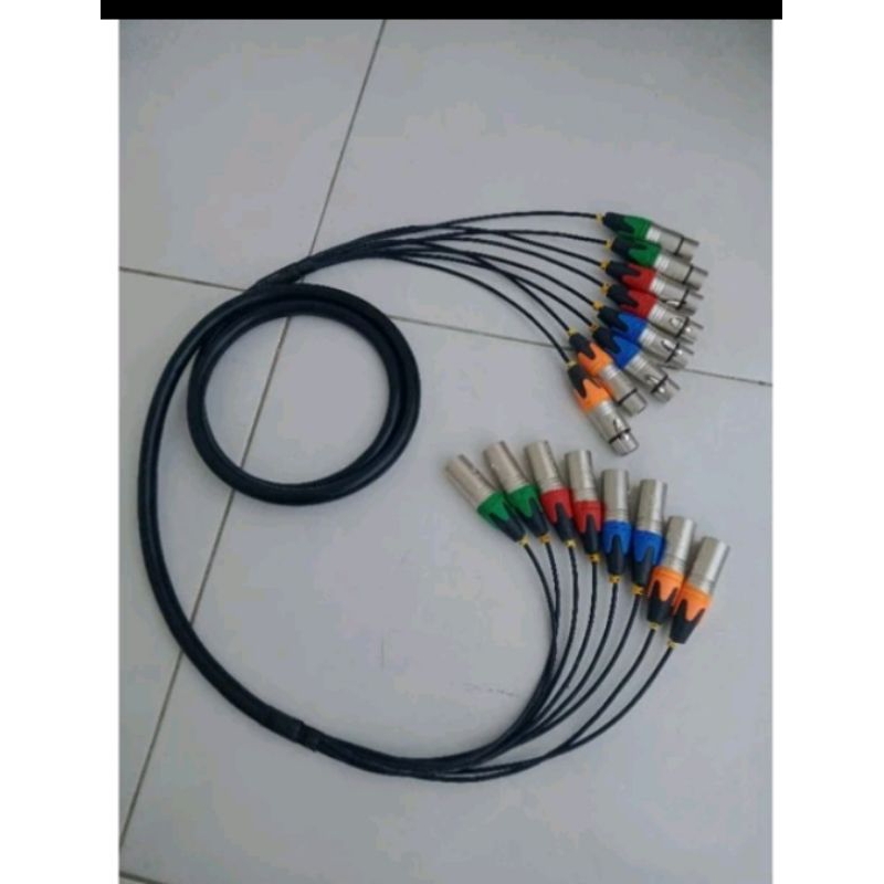 Jual kabel snake isi 8 ch panjang 6 meter lengkap | Shopee Indonesia