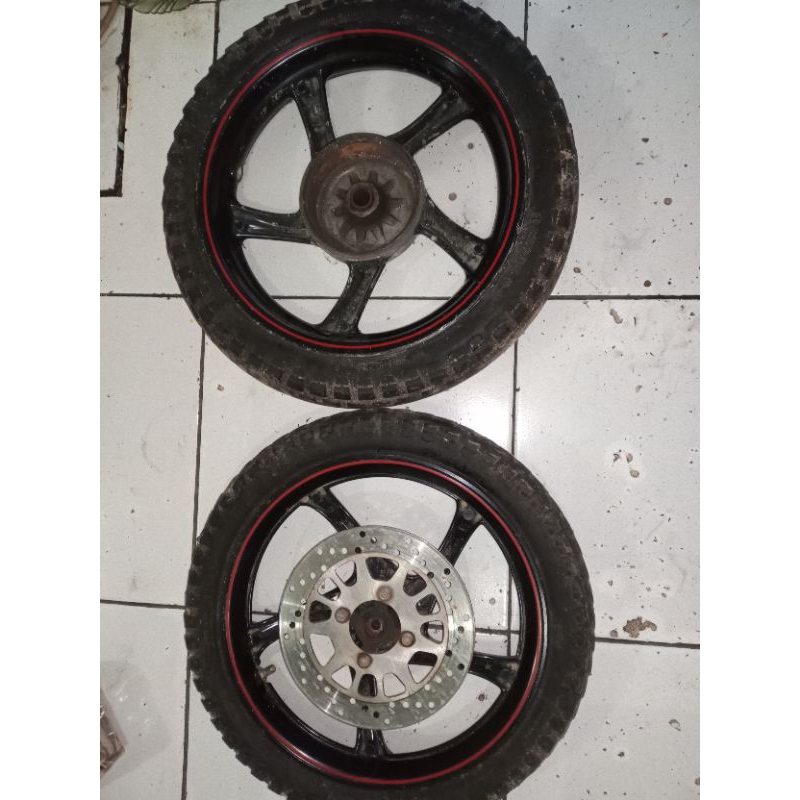 Jual velg Yamaha X Ride Original velg x ride full set velg Mio set ...