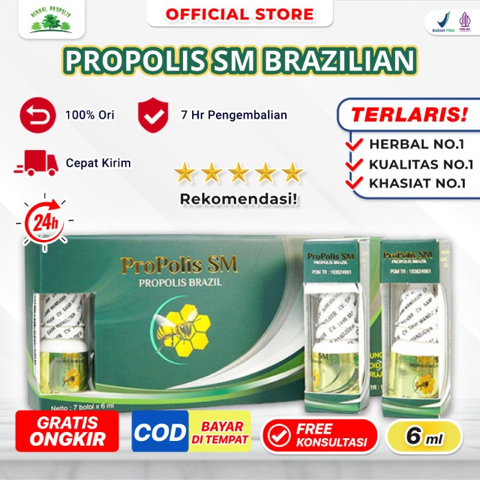 Jual PROPOLIS SM Brazilian 100% Asli Original Herbal Multikhasiat With ...