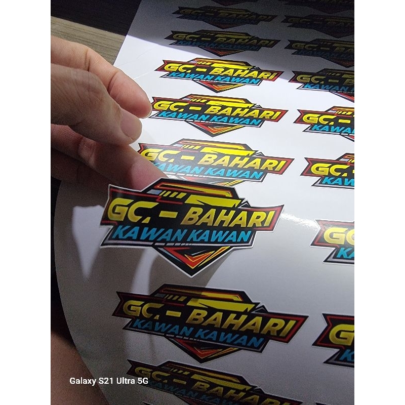 Jual Cetak Stiker Label/Chromo (Print And Cut) | Shopee Indonesia