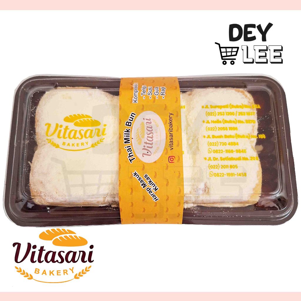 Jual VITASARI Thai Milk Bun Roti Viral Thailand isi 6 pcs Bandung | Shopee Indonesia