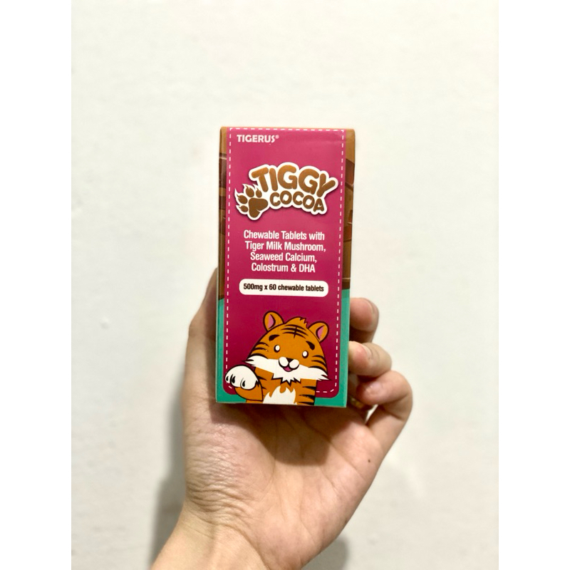 Jual TIGERUS TIGGY COCOA CHEWABLE TABLETS WITH TIGER MILK MUSHROOM ...
