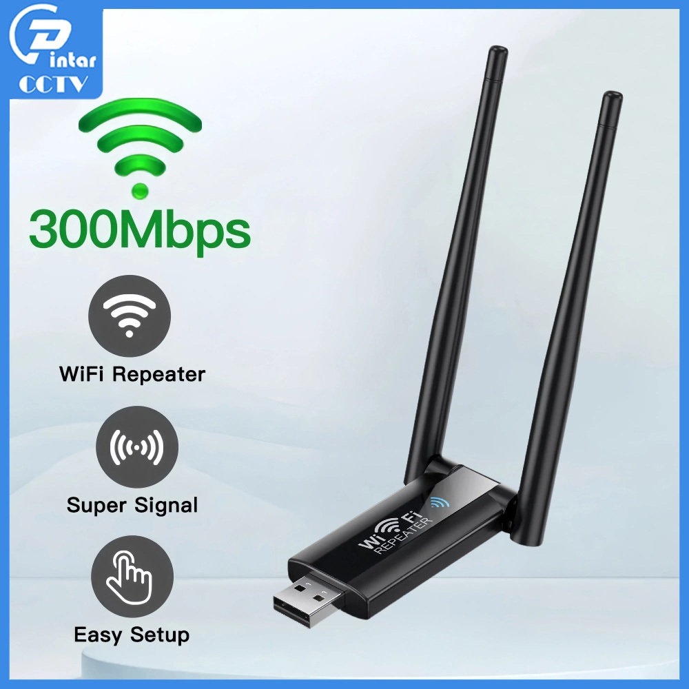 Jual USB Wireless WiFi Repeater 2.4GHz 300Mbps Extender Router WiFi ...