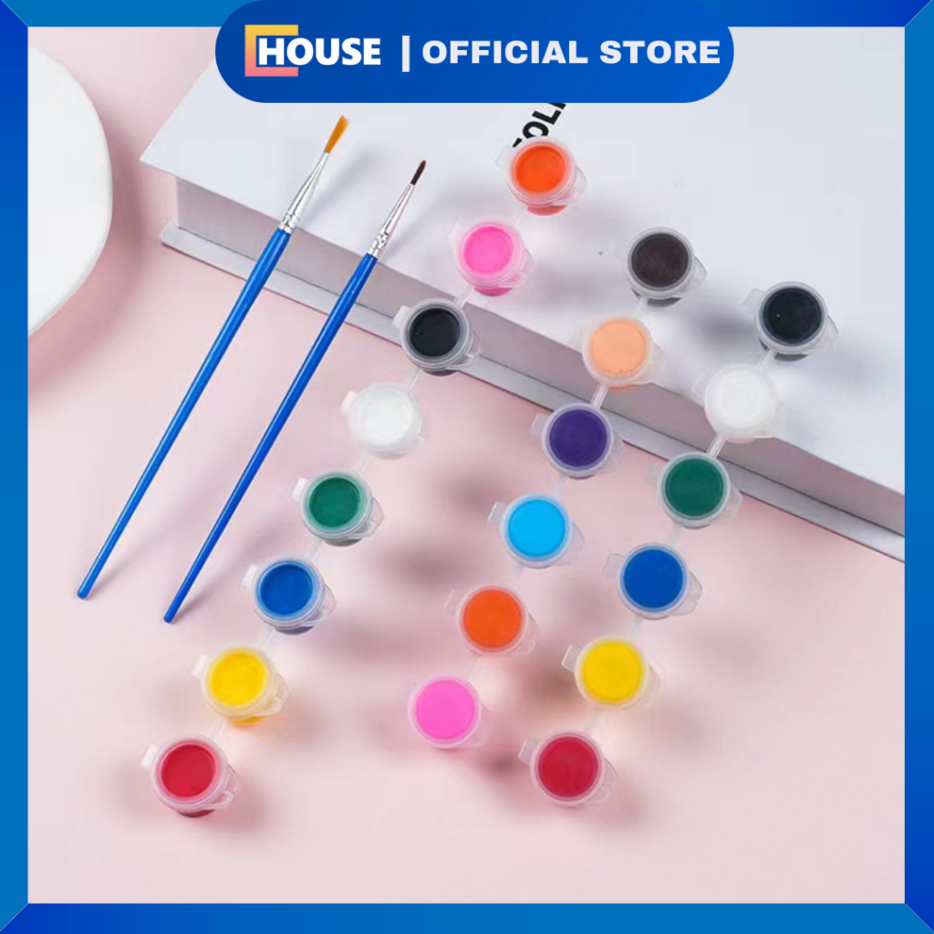 Jual CAT LUKIS AKRILIK/ CAT AKRILIK/ ACRYLIC PAINT SET/ 3 ML | Shopee ...