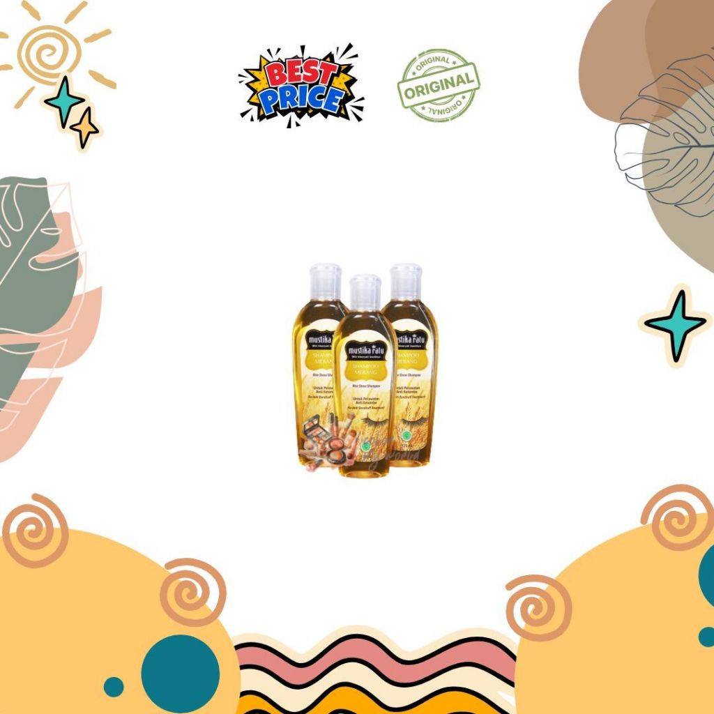 Jual MUSTIKA RATU Shampoo | Daun Bayam | Daun Waru | Merang - 175ml ...