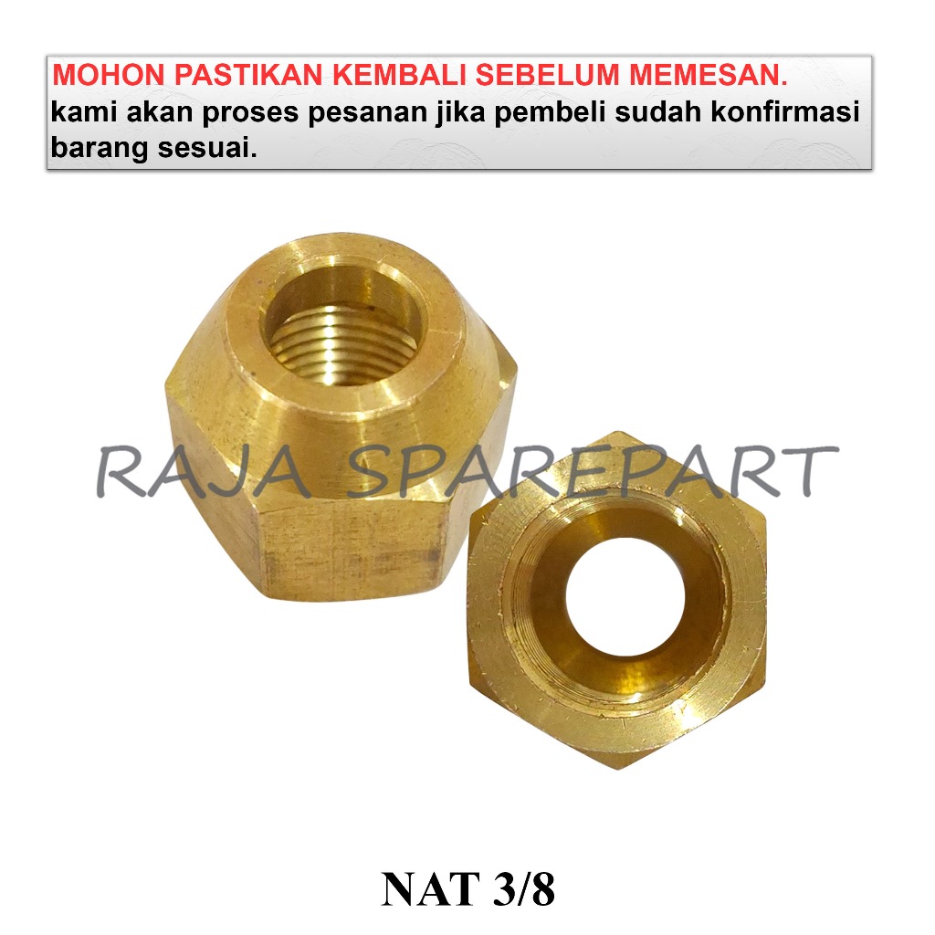Jual N3/8 NAT / NEPEL PIPA AC / NAT 3/8 | Shopee Indonesia
