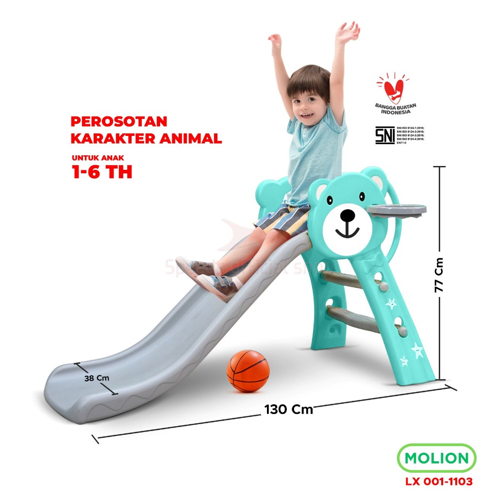 Jual Mainan SNI Perosotan Anak Papan Seluncur Anak Playground Prosotan PlayFence BabyFence ...