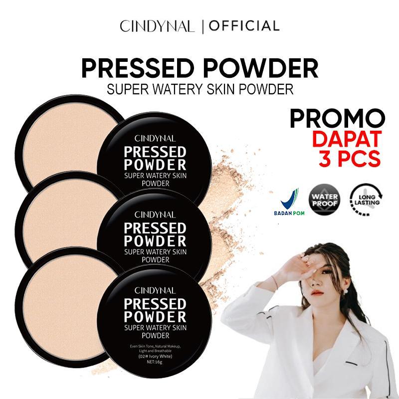 Jual [Promo Special Isi 3 Pcs] BPOM Cindynal Pressed Powder Super ...