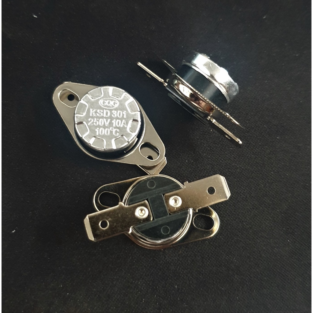 Jual Thermostat KSD301 KSD 301 250V 10A 100oC Normal Close utk Dispnser Dll | Shopee Indonesia