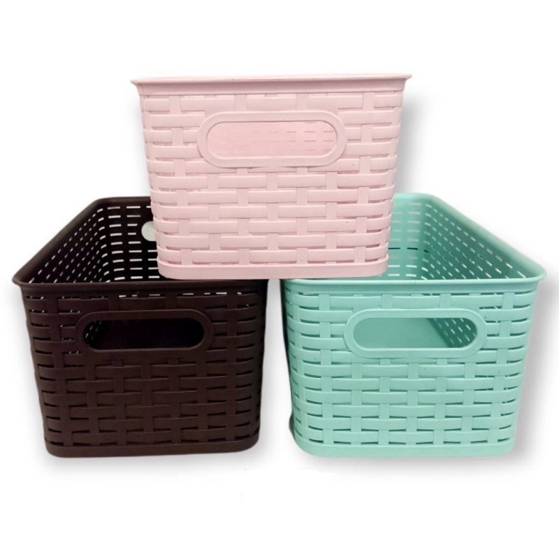 Jual TMO Keranjang Plastik Serbaguna 24 x 17 x 9 cm (Mini Container ...