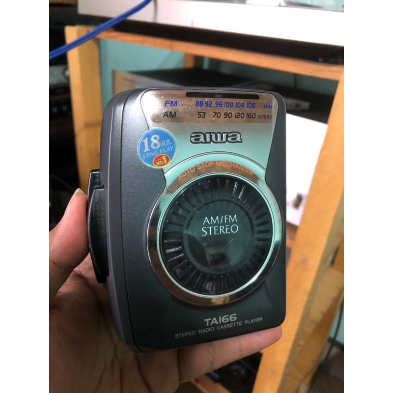 Jual Walkman / Stereo Radio Cassette Player AIWA HS-TA166 (mulus seperti baru) | Shopee Indonesia