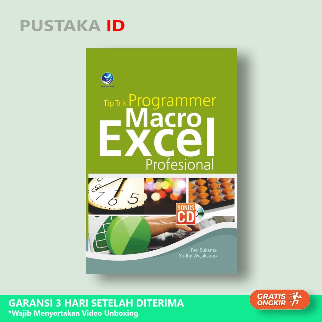Jual Buku Tip Trik Programmer Macro Excel Profesional+CD - Original ...