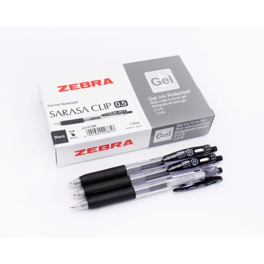 Jual Pulpen Zebra Sarasa Clip 0.5mm Tinta Hitam Per Pcs | Shopee Indonesia