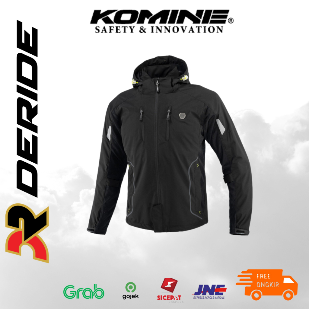 Jual JAKET KOMINE JK-1123 PROTECT HALF MESH PARKA BLACK JK1123 JAKET MOTOR | Shopee Indonesia