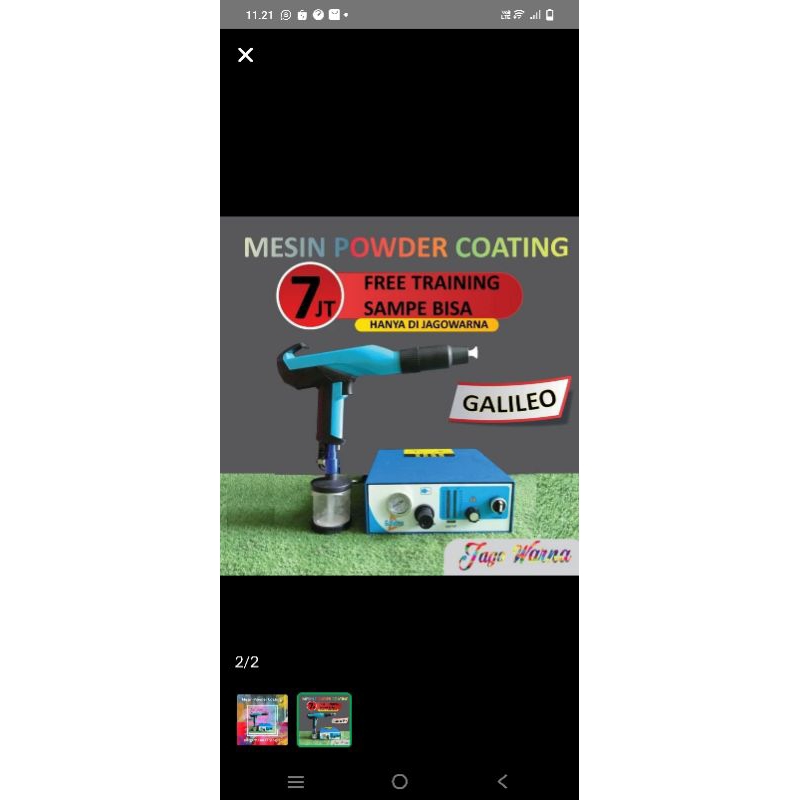 Jual Mesin Powder Coating Merk Galileo | Shopee Indonesia