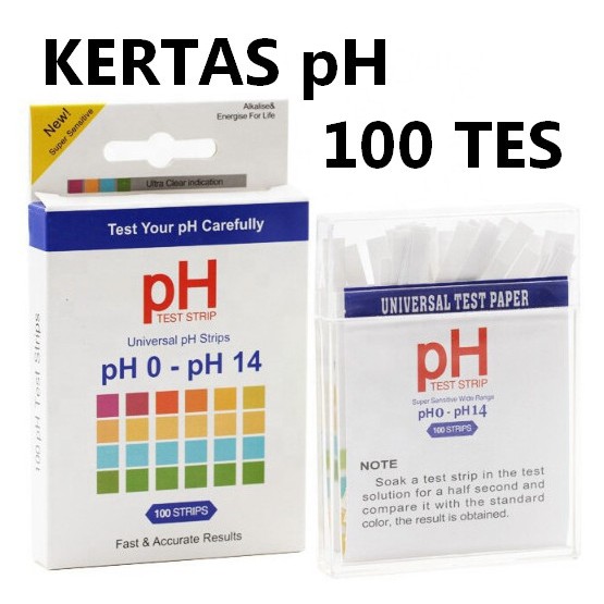 Jual pH Paper / Universal Indikator 0 - 14 / Kertas pH Strip / Uji pH / PH Strip | Shopee Indonesia