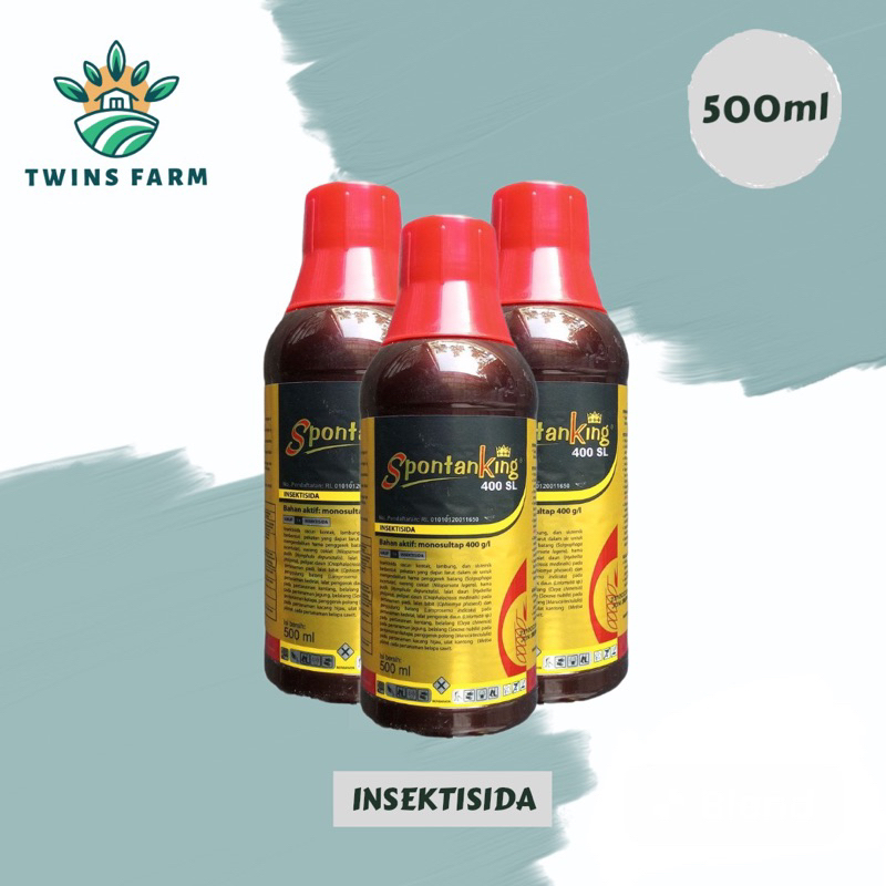 Jual Insektisida SPONTAN KING 400SL 500ML, mengendalikan hama penggerek ...