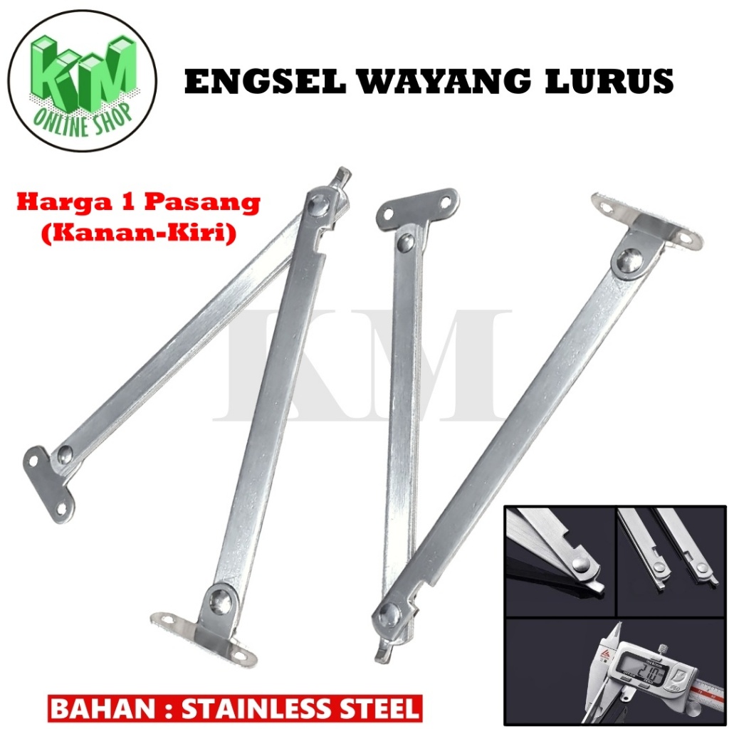 Jual Engsel Wayang Lurus / Engsel Salon / Engsel Sikutan Stainless ...