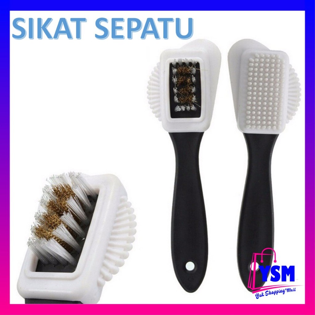 Jual YSM Sikat Sepatu Suede 4in1 Brush Pembersih Sepatu kulit Berudu ...