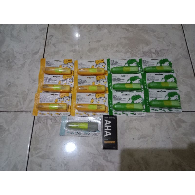 Jual pastel inhaler thailand lemongrass manggo, serum aha | Shopee ...