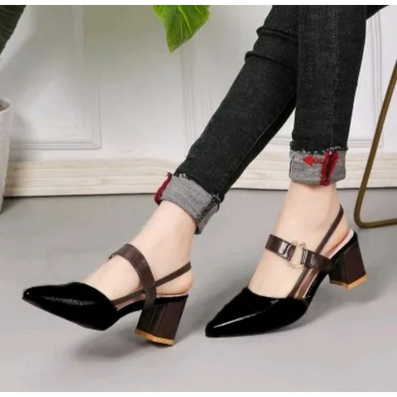 Jual SANDAL WANITA ELEGAN HIGH HELLS WISUDA TERBARU 2024 HAK TINGGI 5CM ...