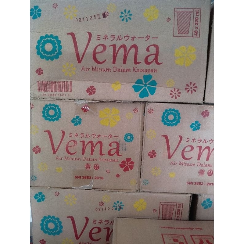 Jual vema gelas air mineral 1 dus | Shopee Indonesia