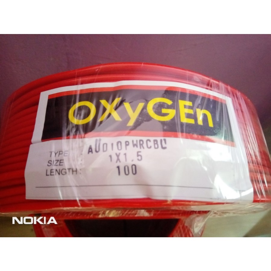 Jual Oxigen 1 Meter Kabel NYA 1x1.5 Oxygen kabel Listrik Tunggal ...