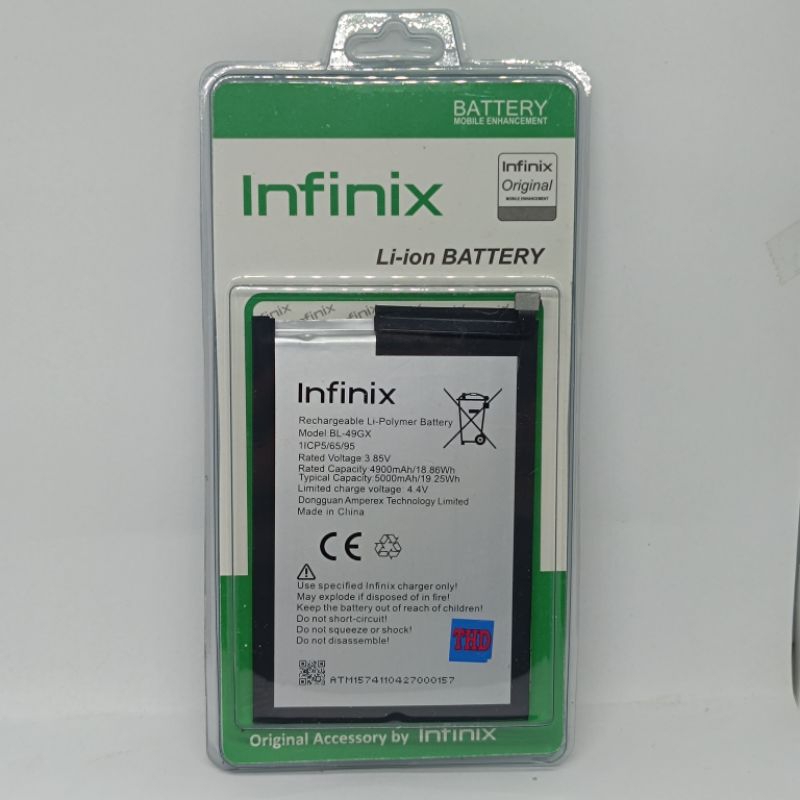 Jual BATERAI BATRE INFINIX NOTE 10 / NOTE 7 / NOTE 7 LITE BL49GX ...