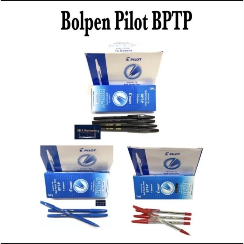 Jual Pulpen Pilot Bptp Pen Pilot Balpoint (12 Pcs) | Shopee Indonesia
