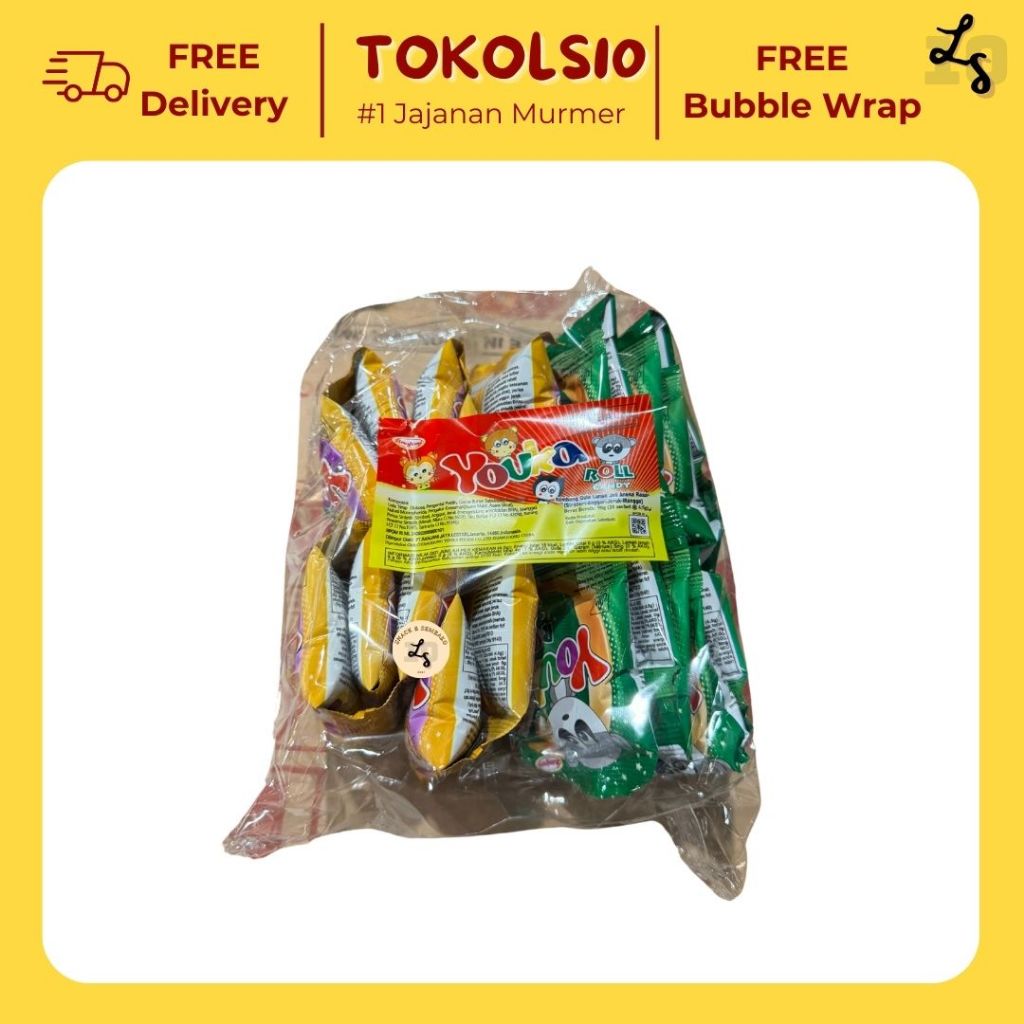 Jual Youka Roll Candy Aneka Rasa 1 Pack Isi 20 pcs @4.5gr | Shopee ...