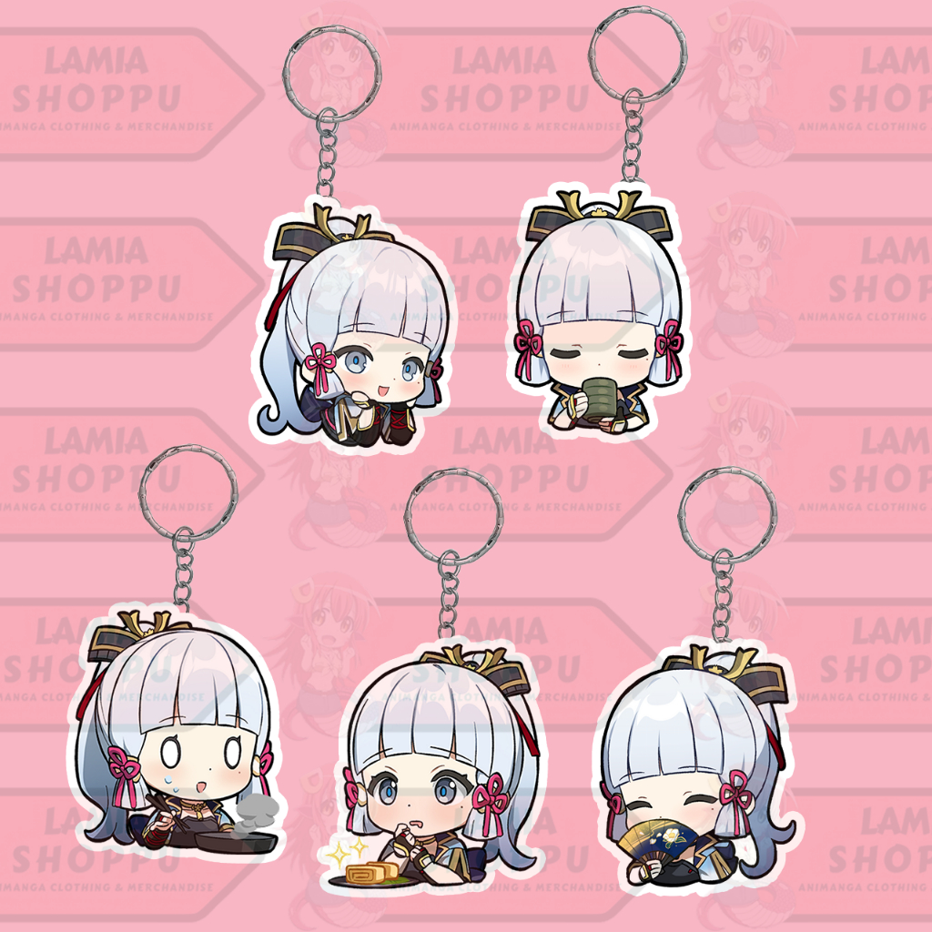 Jual Gantungan Kunci Genshin Impact Kamisato Ayaka | Ganci Genshin ...