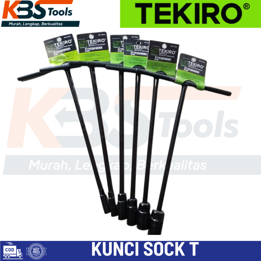 Jual Kunci Shock T TEKIRO 7 8 9 10 11 12 13 14 mm - Kunci Sok - Kunci T ...