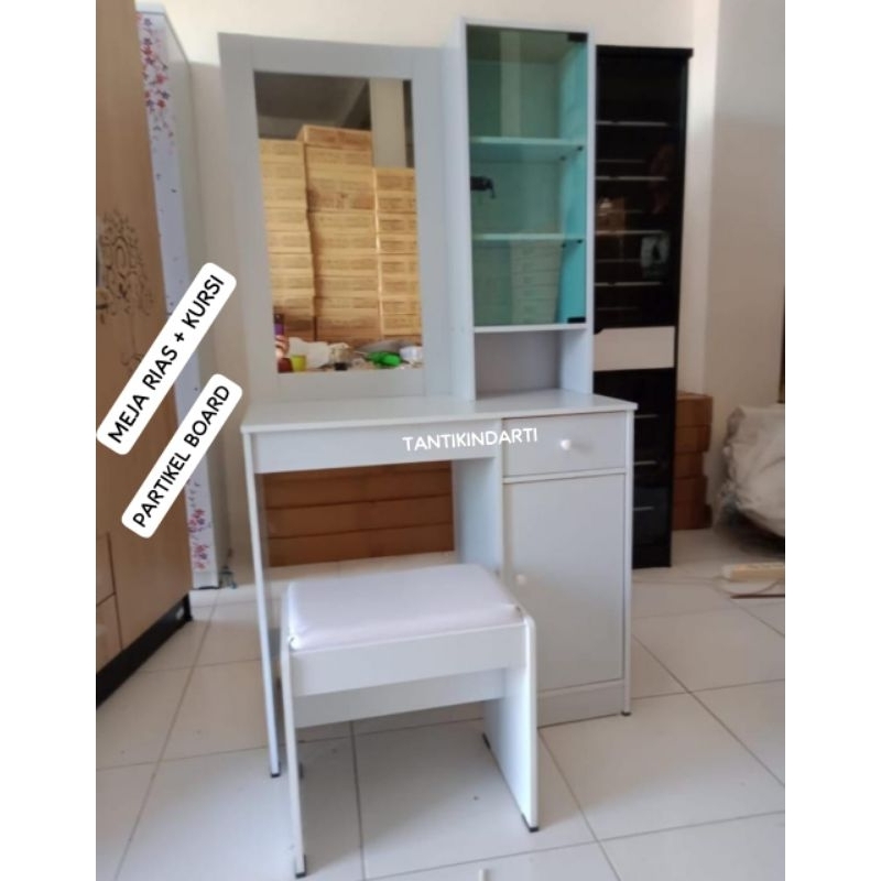 Jual MEJA RIAS + KURSI, BAHAN PARTIKEL BOARD, PALEMBANG | Shopee Indonesia