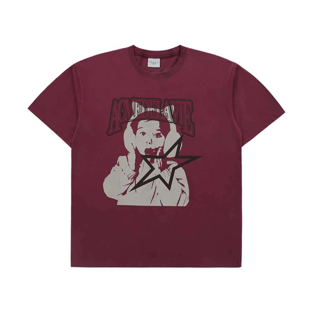 Jual ADLV Tee AE Logo Cat Earplug Artwork Red ( 100% Authentic ...