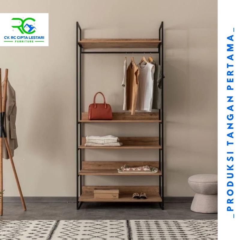 Jual Rak Baju Box Terbuka Ram Expanda/Rak Baju Minimalis | Shopee Indonesia
