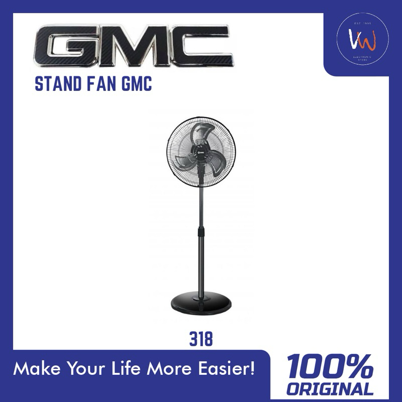 Jual Stand Fan GMC 318 16 Inc / Kipas Angin Berdiri / Kipas Besi 16 Inc ...