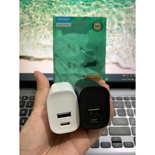 Jual FOOMEE CA12 TRAVEL CHARGER / ADAPTOR 12W USB 1 BOKS ISI 10 PCS OUTPUT+TYPE-C OUTPUT CHRAGER ...