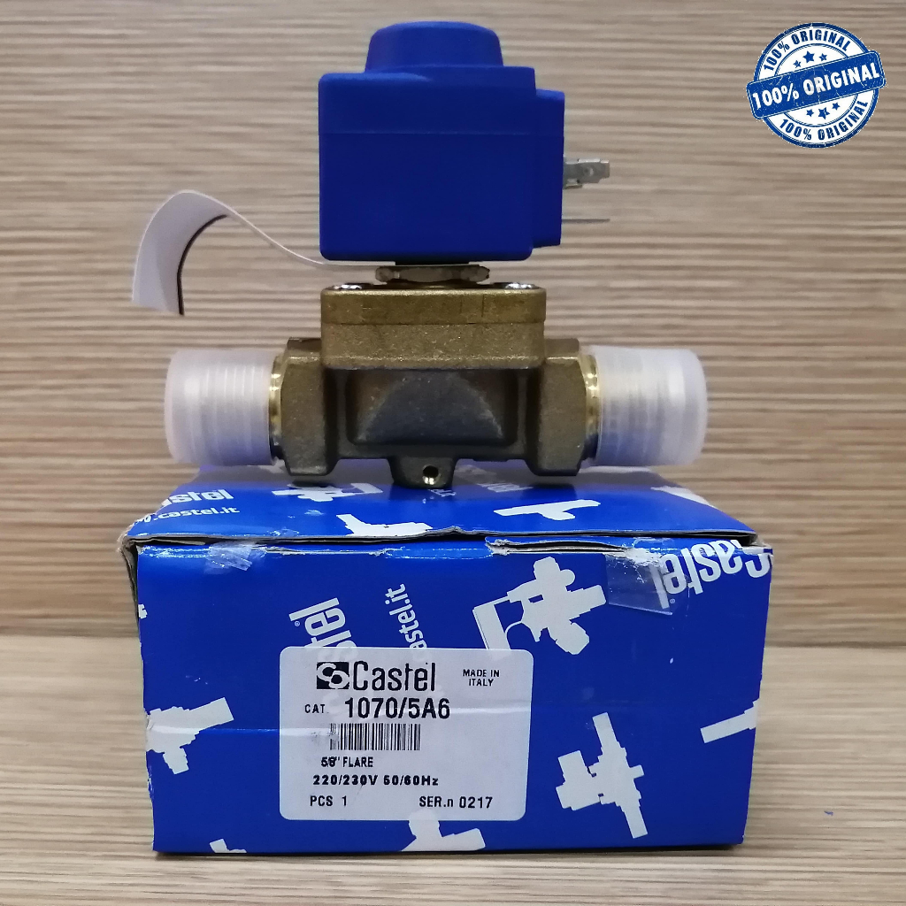 Jual Solenoid Valve CASTEL 5/8" 1070/5A6 | Shopee Indonesia