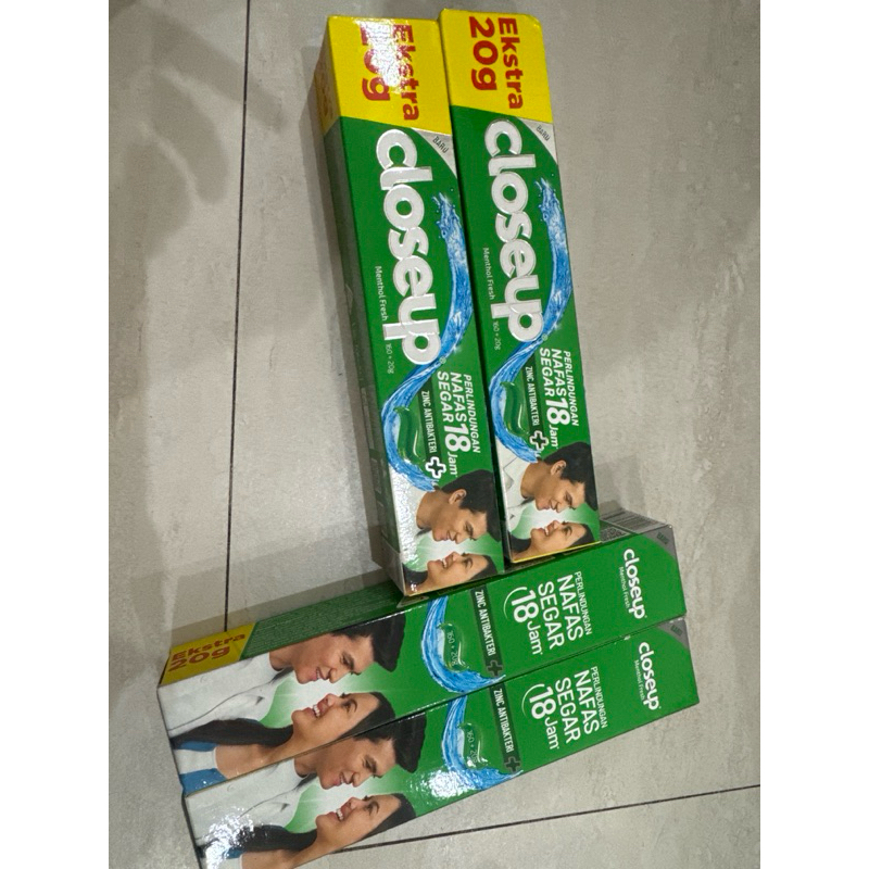 Jual pasta gigi close up 160gram EXTRA ISI 20gr | Shopee Indonesia