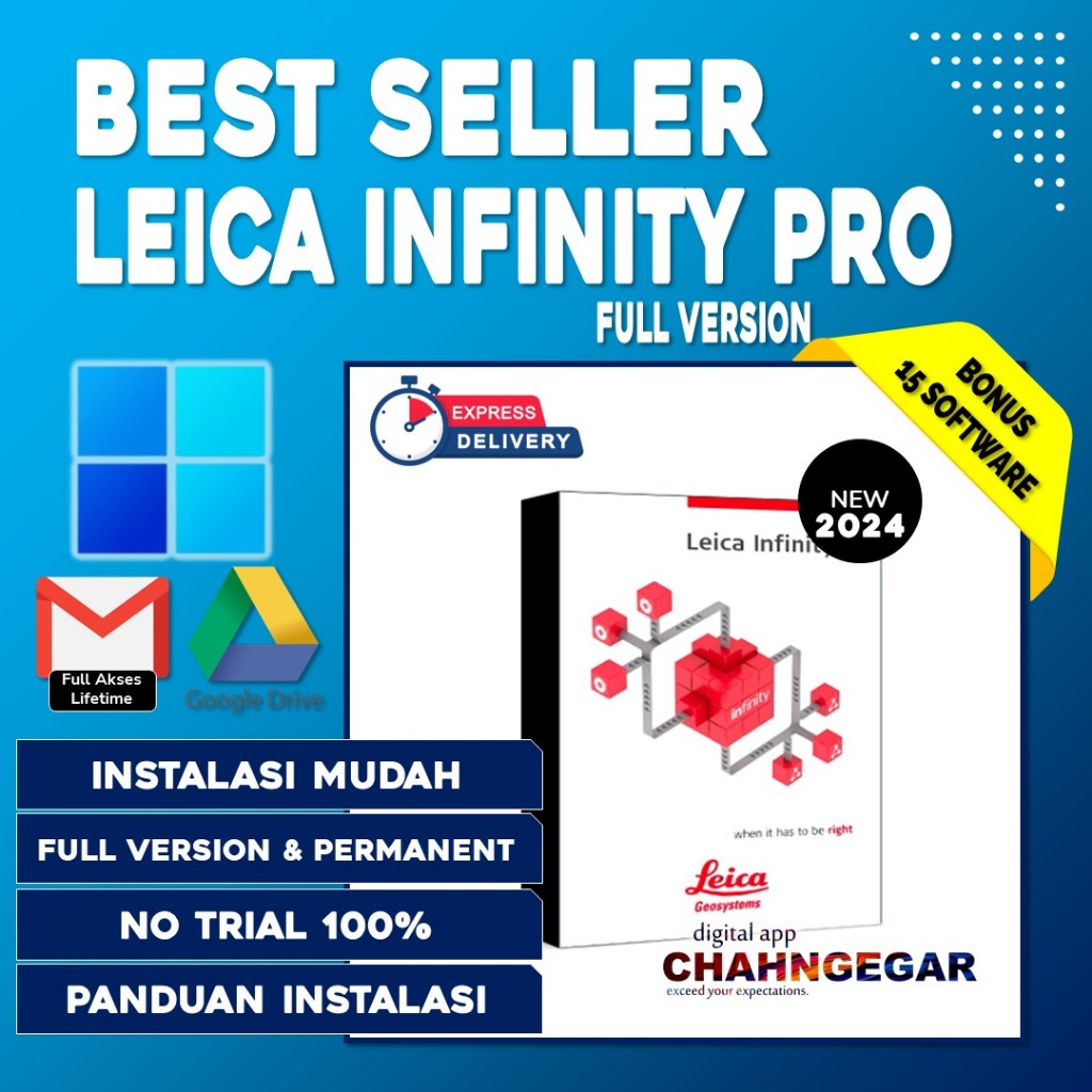 Jual Software Leica Infinity 4 2024 Full Version Software Leica Geosystems, alur kerja CAD ...