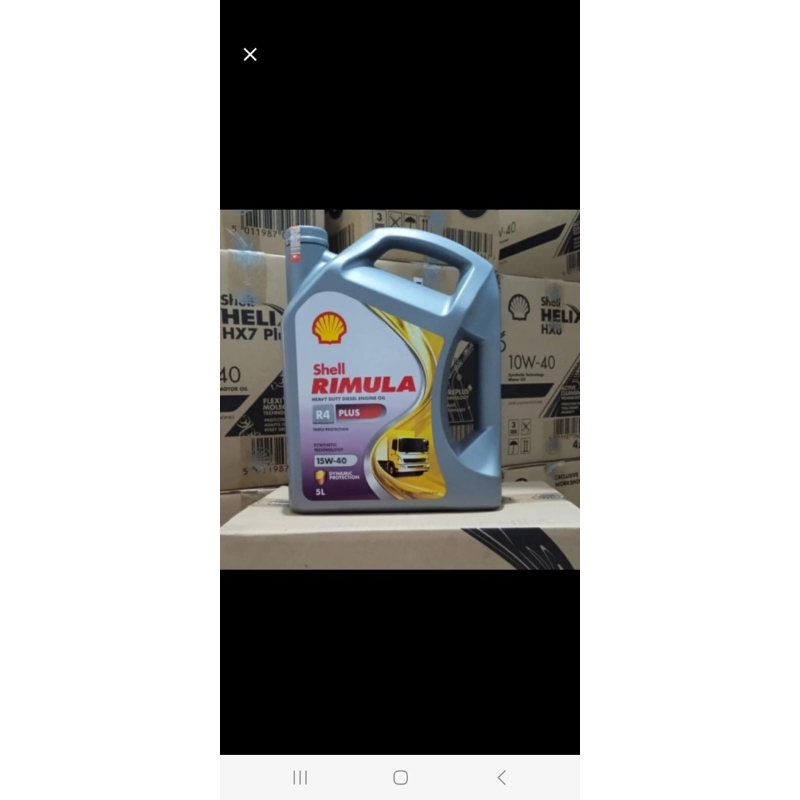Jual oil shell rimula R4 PLUS diesel original isi 5liter | Shopee Indonesia