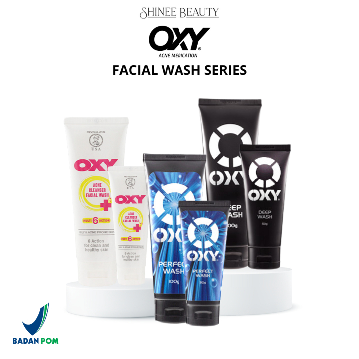 Jual Oxy Facial Wash All Varian 100 / 50 ml | Shopee Indonesia