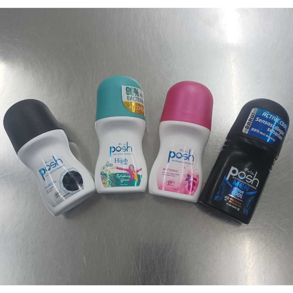 Jual Posh deodorant roll on 50ml / posh men deodorant roll on 50ml ...