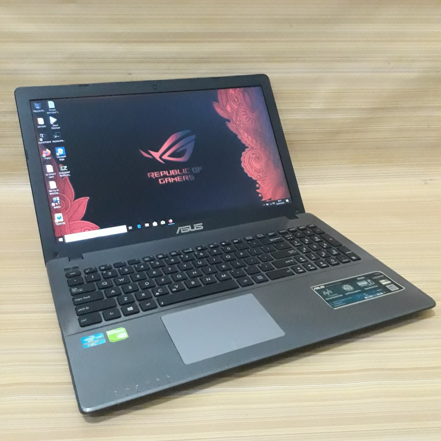 Jual LAPTOP GAMING DUAL VGA ASUS X550C CORE I5 RAM 8GB SSD 256GB NVDIA GEFOCE 2GB | Shopee Indonesia