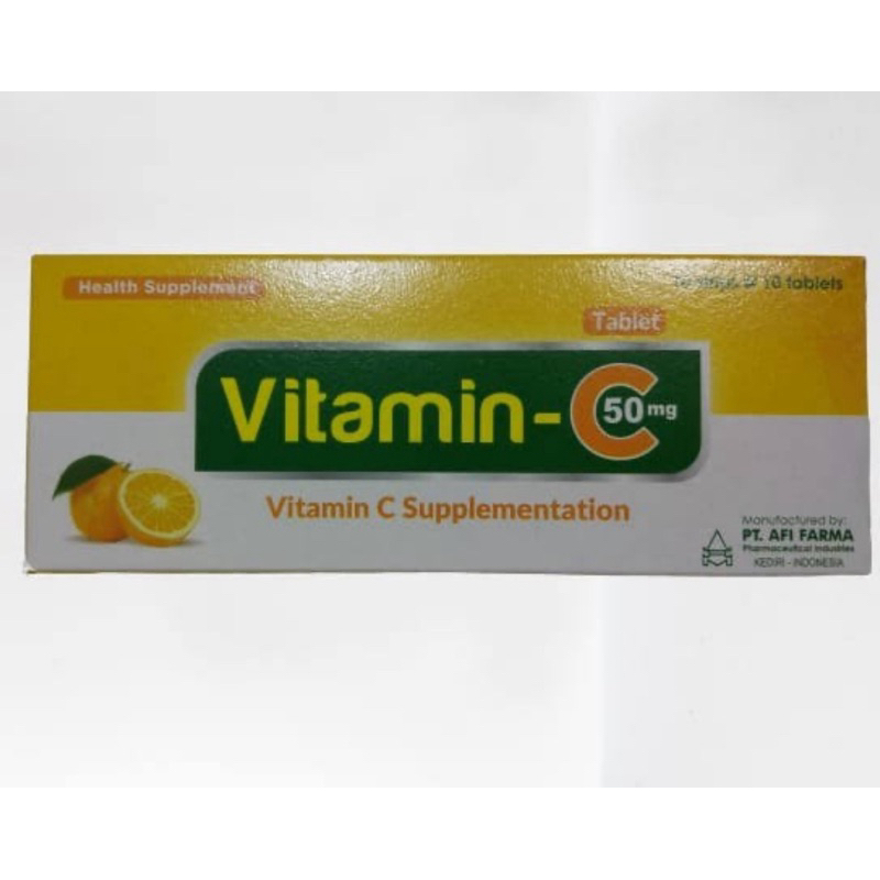 Jual Vitamin C 50 mg - Box | Shopee Indonesia